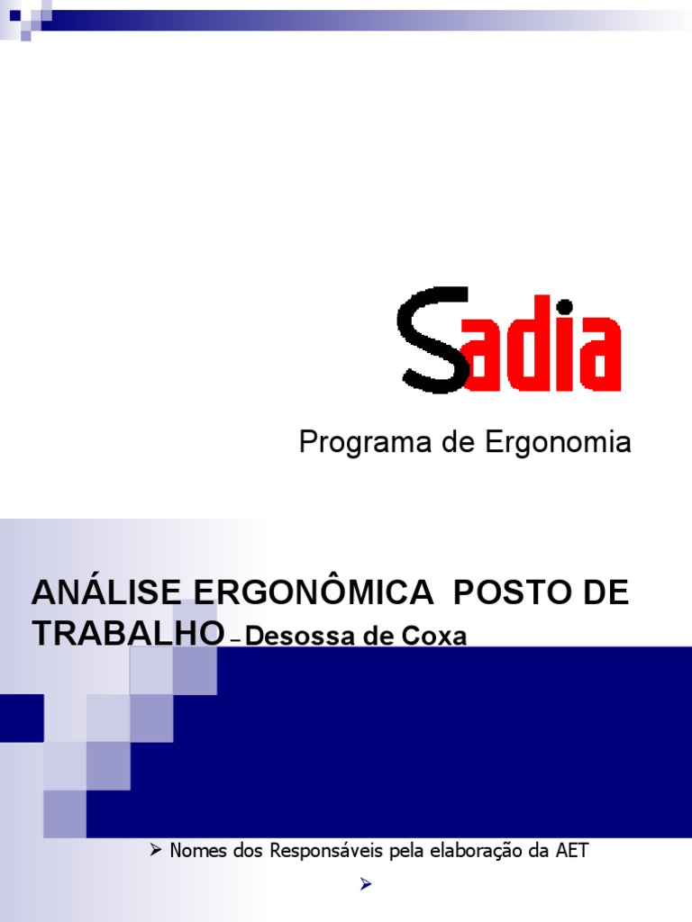 Ergonomia - Modelo AET | PDF | Fatores humanos e Ergonomia | Natureza