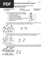 Monster Genetics Lab | PDF | Phenotypic Trait | Dominance (Genetics)