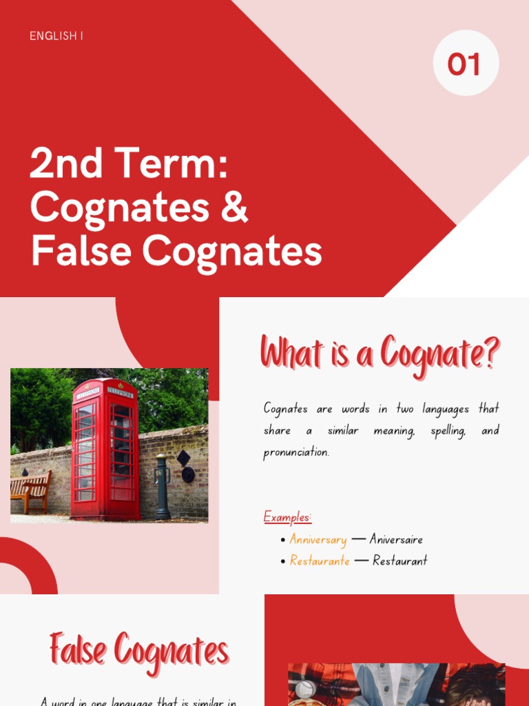 Cognates & False Cognates | PDF | Foreign Language Studies