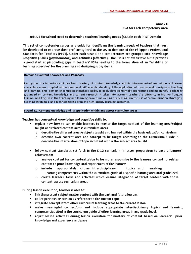 List of KSA | PDF | Learning | Educational Technology