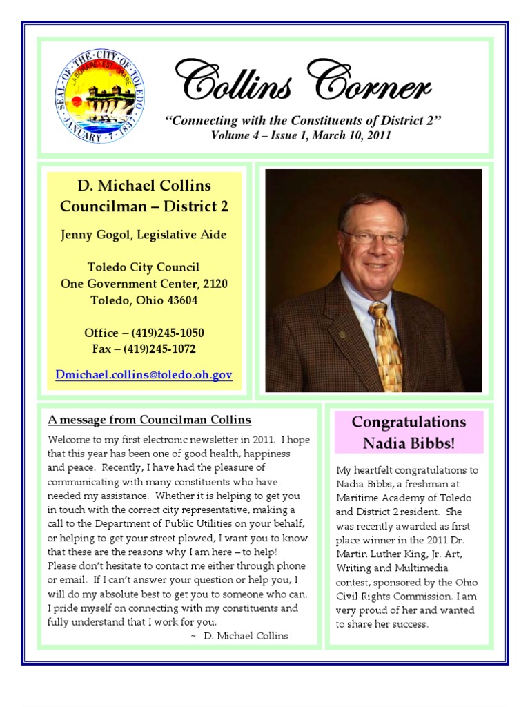 District 2 Newsletter - March 2011 | PDF