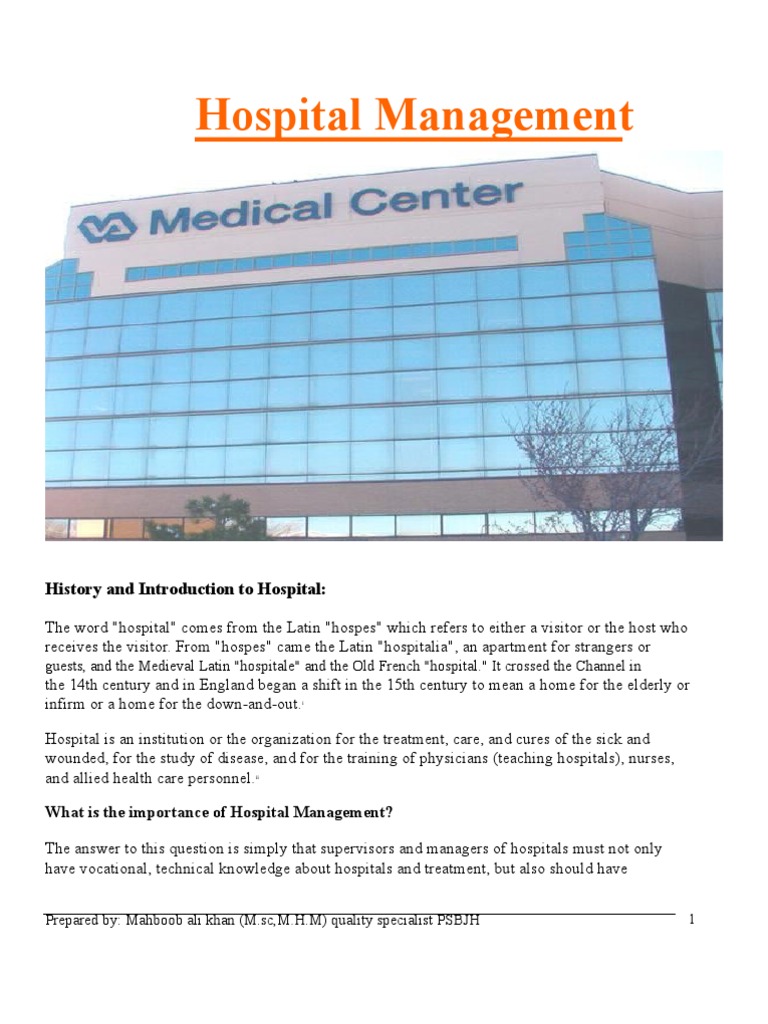 Hospital | PDF | Employment | Hospital