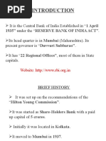 Reserve Bank of India | PDF | Reserve Bank Of India | Banks