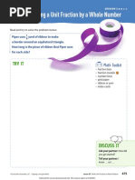 Division of Fractions Word Problems Worksheet | PDF