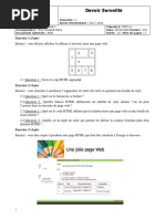 Tp1, Tp2, Tp3 Et Tp4 (HTML5 CSS3) Avec Correction (Henchiri Sghaier Lycée Ibn Sina Gafsa) | PDF ...