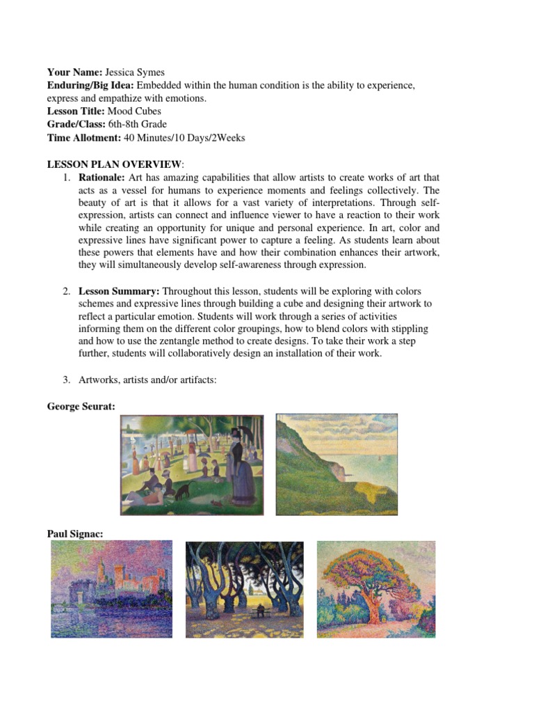 Mood Cubes | PDF | Teachers | Emotions