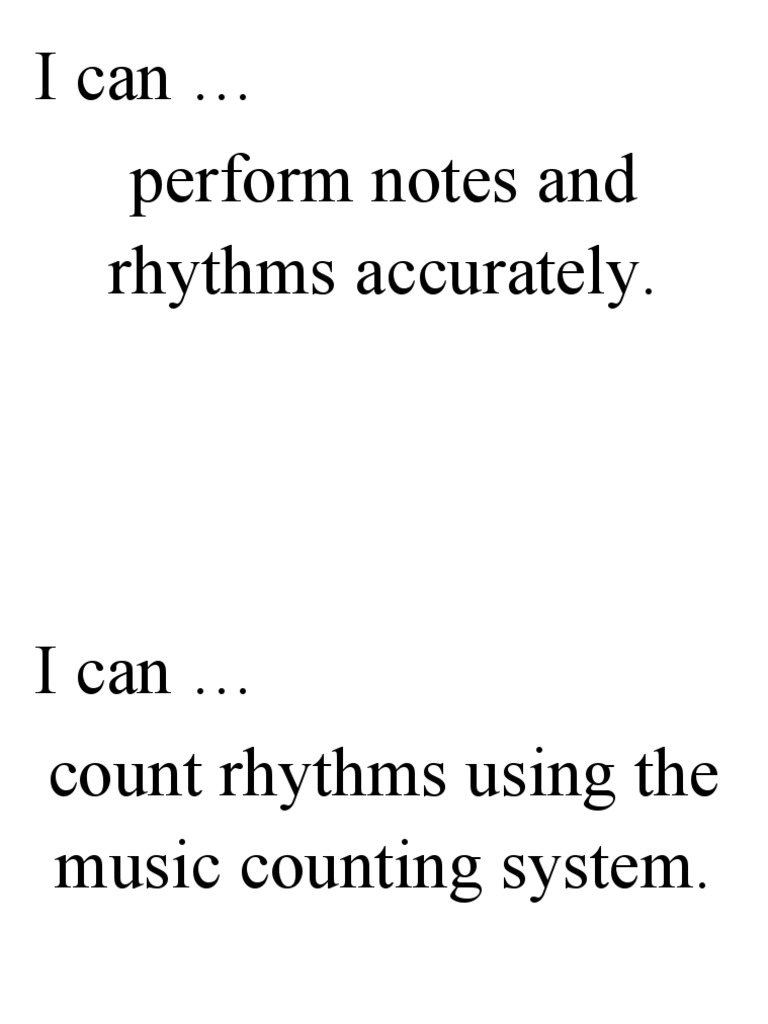 I Can Statements | PDF