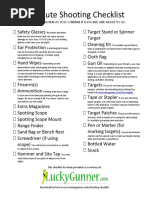 Five Standard Rifle Firing Positions | PDF | Shooting | Breathing