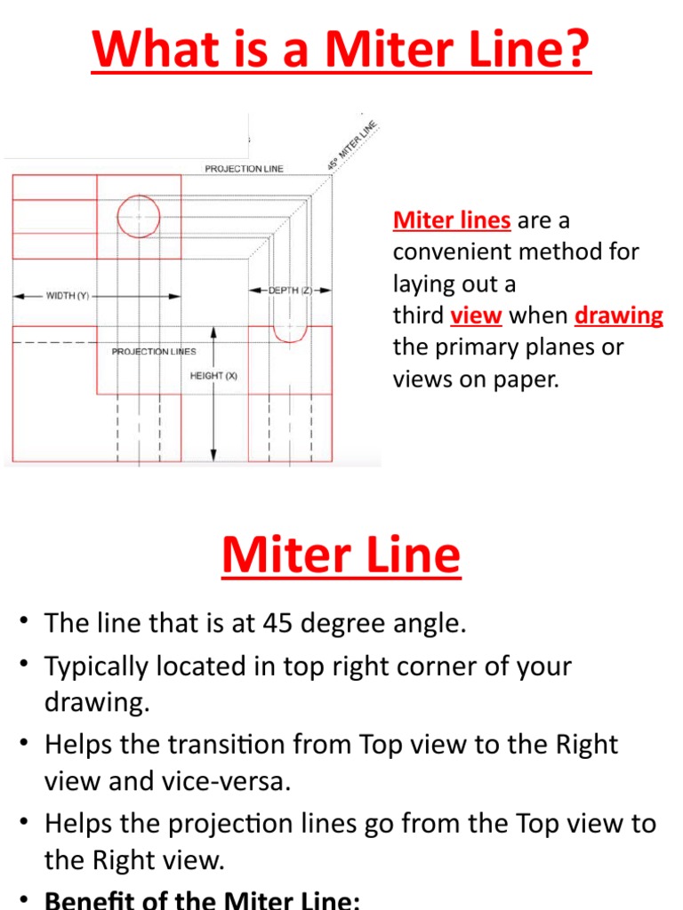009-Miter Line (Detailed) | PDF
