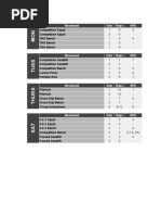 4 Week Smolov Jr. For Bench Press Cycle + Squat&Deadlift | PDF ...