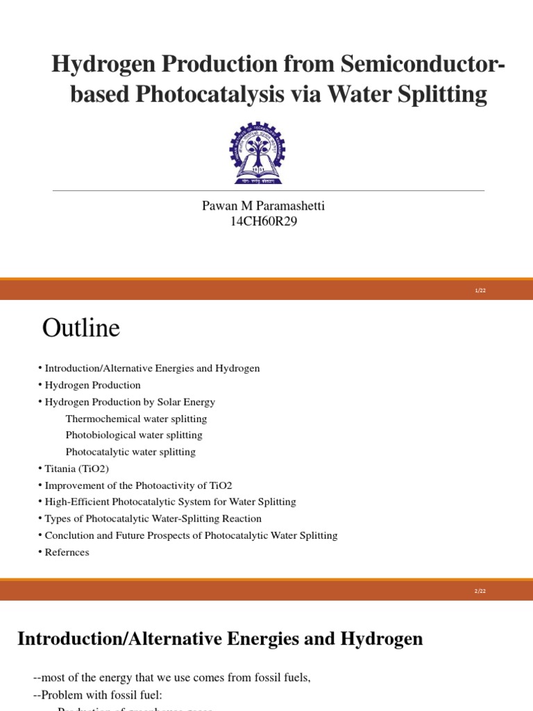 Water Spliting | PDF | Hydrogen | Fuels