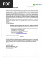 Carta Cancelación Servicios Tigo | PDF