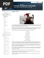 Orisha Names and Colors Chart | PDF | Santería | Deities