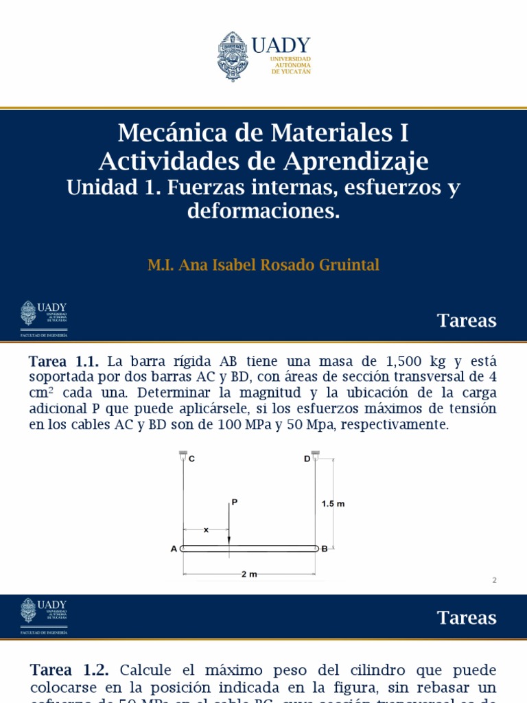 Actividades de Aprendizaje Unidad 1 | PDF
