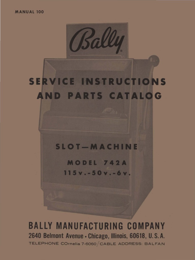 Installation and Operation Guide for Bally Slot Machine | PDF | Relay ...
