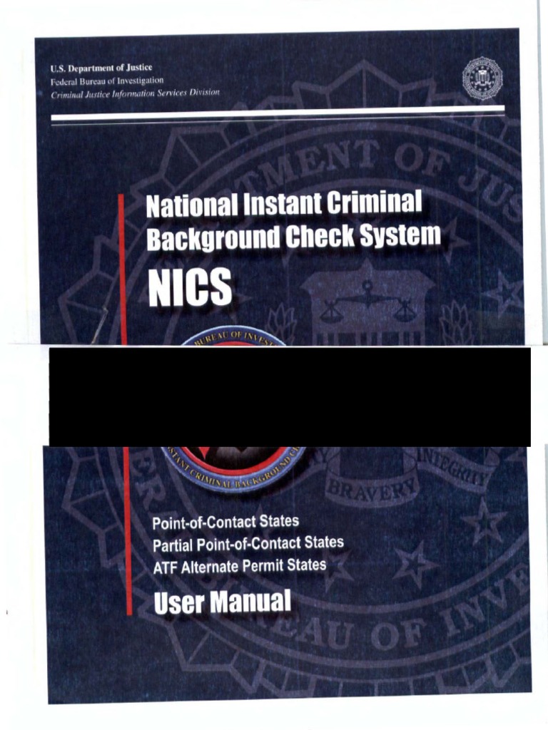 FBI National Instant Criminal Background Check System (NICS) User ...