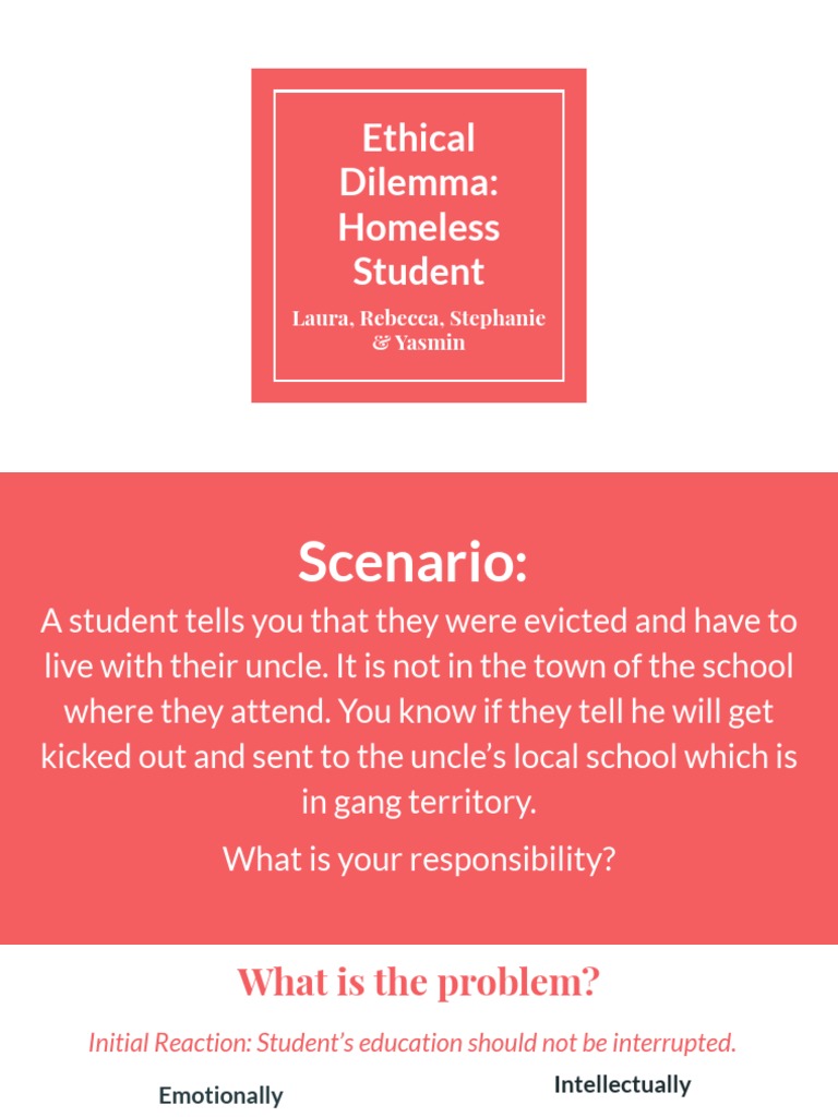 Ethical Dilemma | PDF | School Counselor | Human Nature