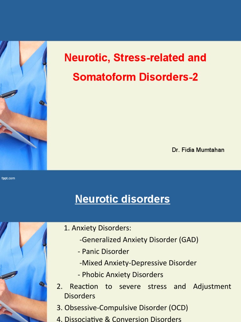 Neurotic, Stress Related and Somatoform Disorders 2 | PDF | Obsessive–Compulsive Disorder ...
