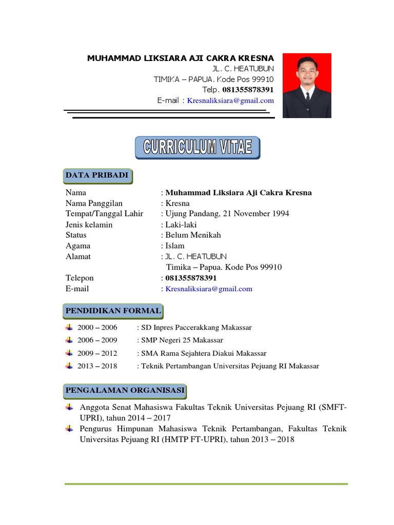 Curriculum Vitae (CV) | PDF
