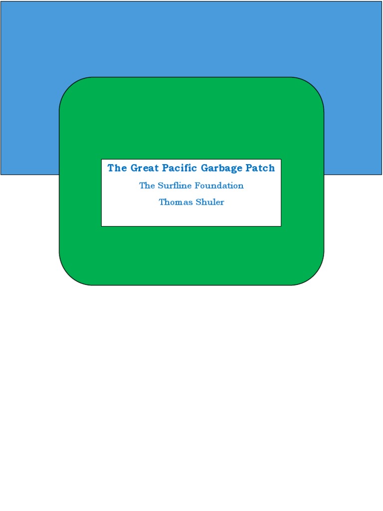 The Great Pacific Garbage Patch Final Draft | PDF | Human Impact On The ...
