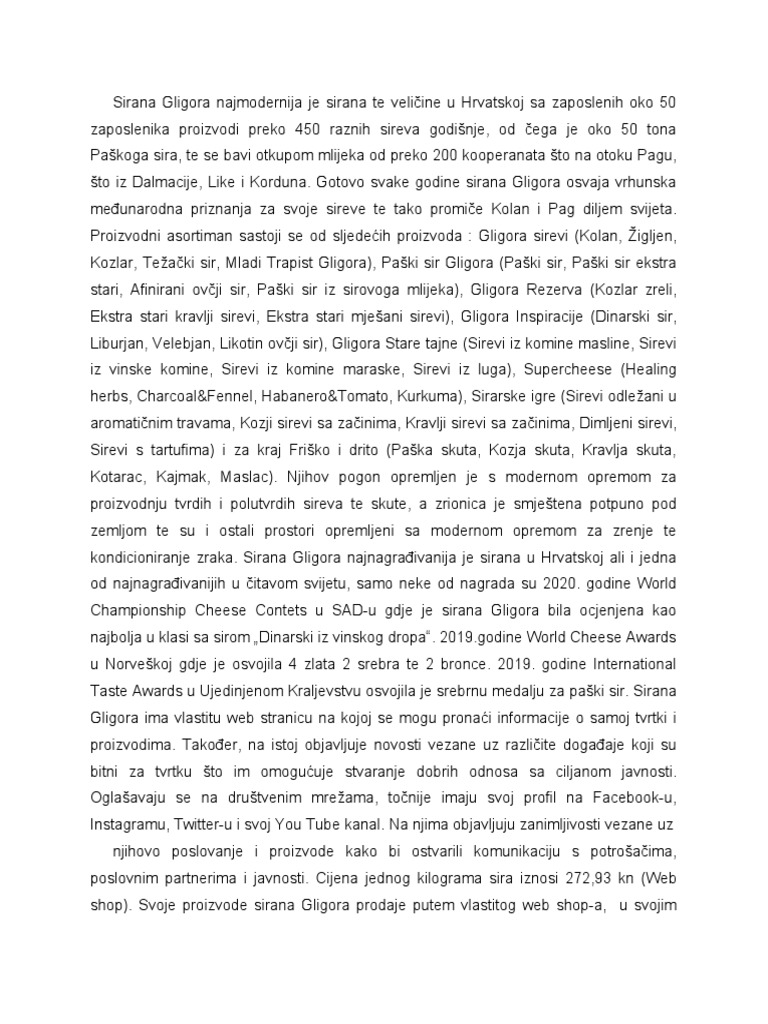 Strategijsko Pozicioniranje | PDF