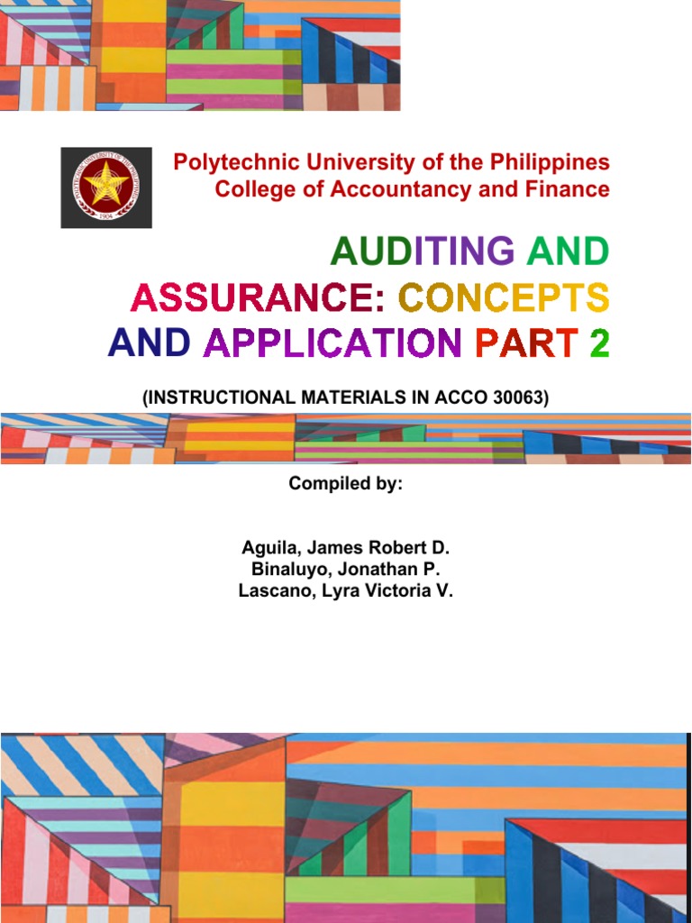 ACCO 30063 Auditing and Assurance Concepts and Application P2 | PDF ...