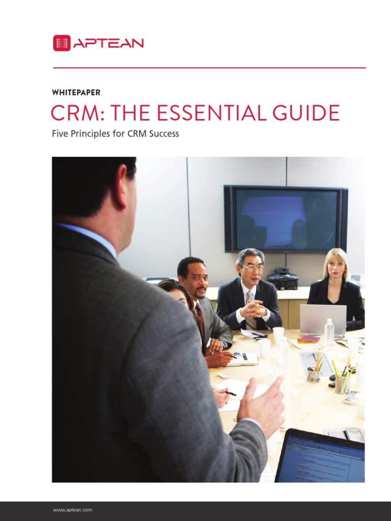 CRM: The Essential Guide: Five Principles For CRM Success | PDF ...