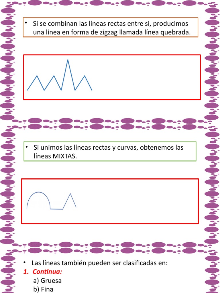ARTE - Leccion 5 - Lineas Mixtas y Quebradas | PDF
