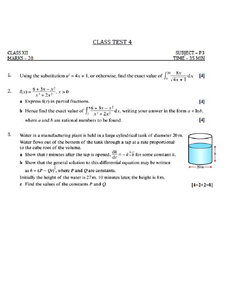 P3 Test CIE | PDF