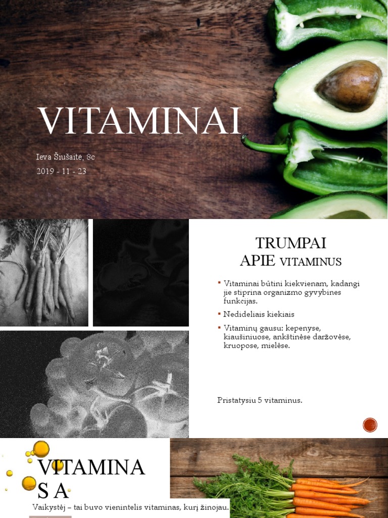 Vitaminai | PDF
