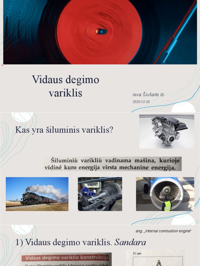 Vidaus Degimo Variklis | PDF