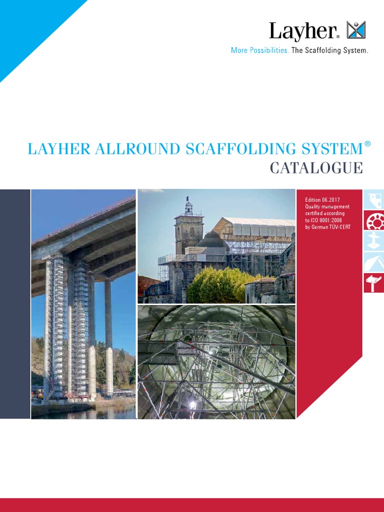 Layher Allround Catalog | PDF | Scaffolding | Expert