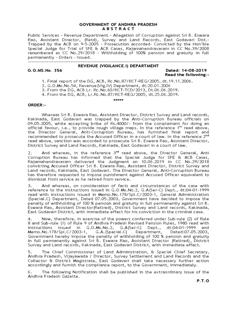 2019rev MS356 | PDF | Government | Justice