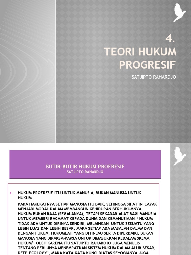 05-3 Teori Hukum Progresif | PDF