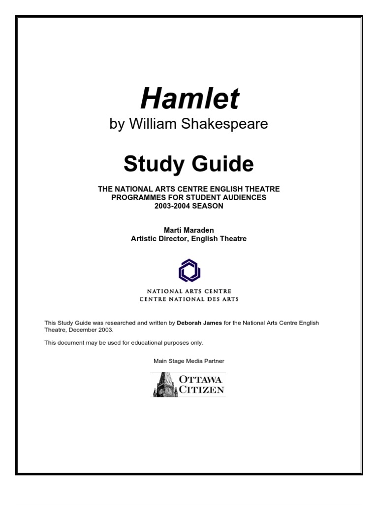 Hamlet Guide | PDF | Hamlet