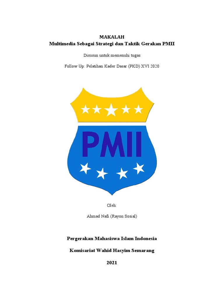 Makalah PMII | PDF | Karier & Perkembangan | Bisnis
