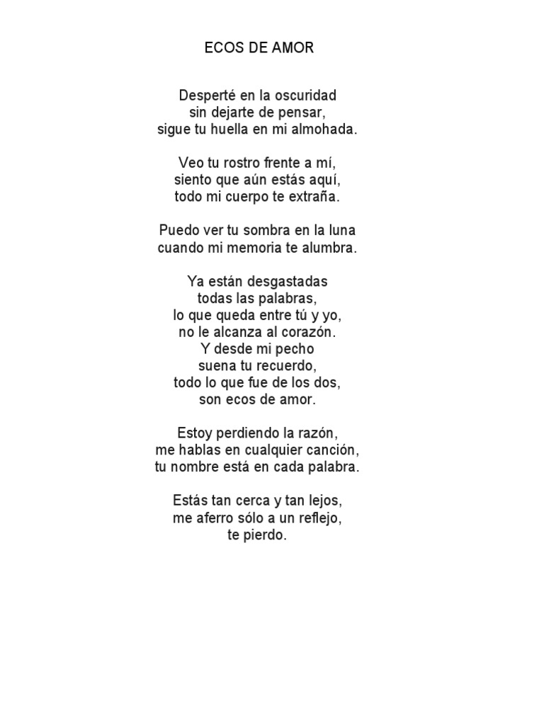 Jesse Joy - ECOS DE AMOR | PDF