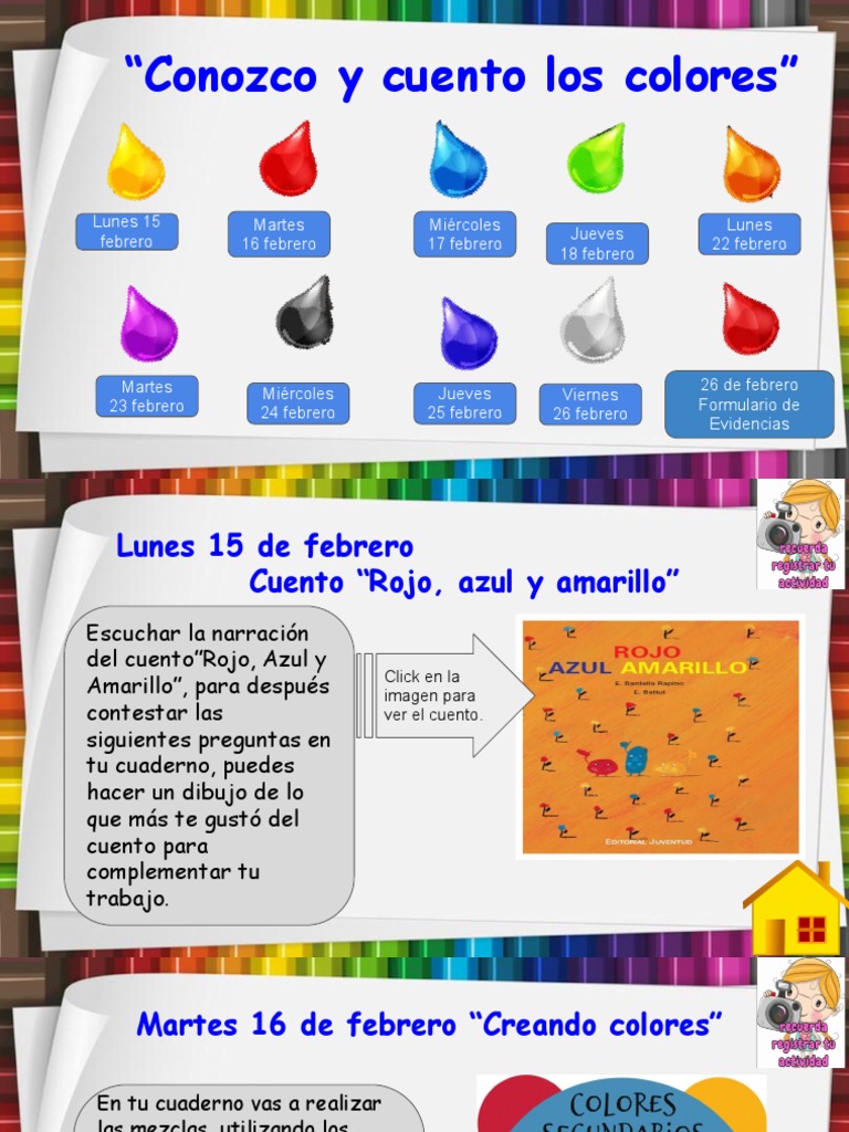 Aula Virtual 2°B T - V Mtra Jessy - Conozco y Cuento Con Los Colores ...