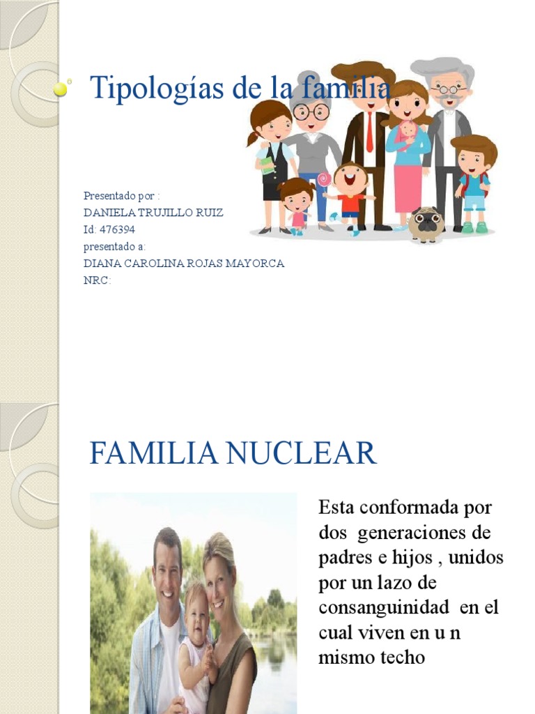 Tipologías de la Familia Moderna | PDF | Familia | Agricultura