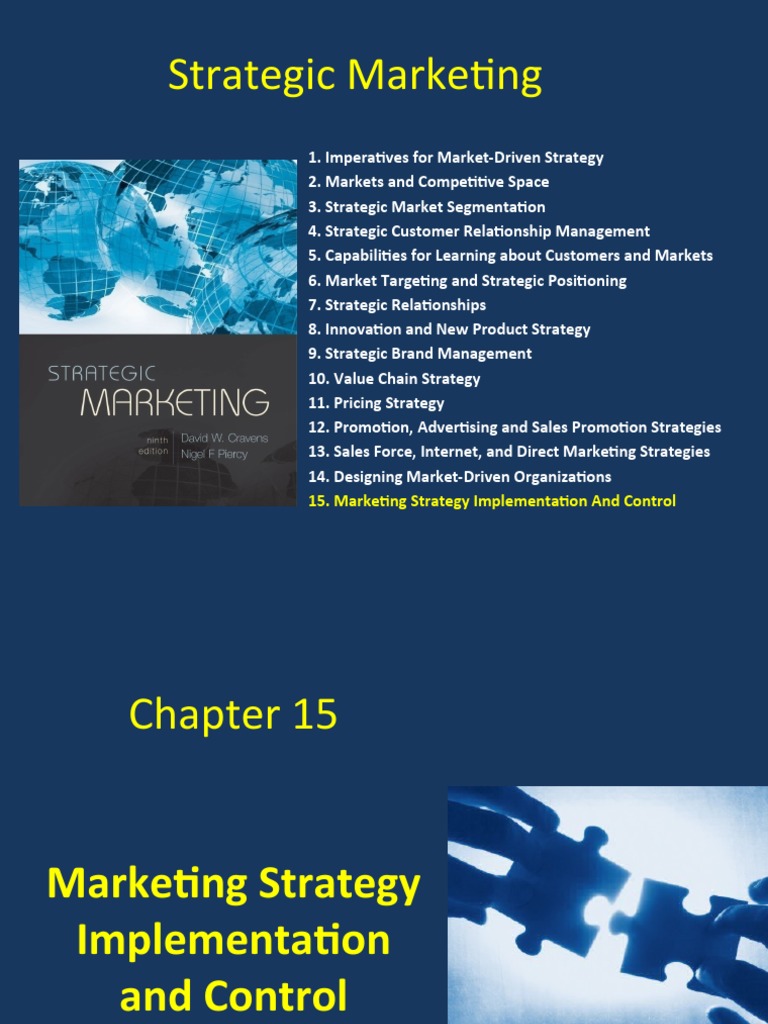 Chap015 Marketing Strategy Implementation and Control | PDF | Marketing ...