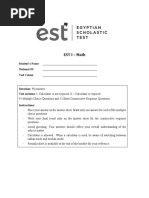 EST I Literacy Test I - Answer Key - Writing and Language Section | PDF