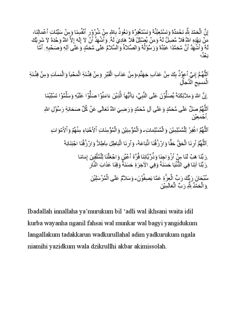 Khutbah Kedua Pdf