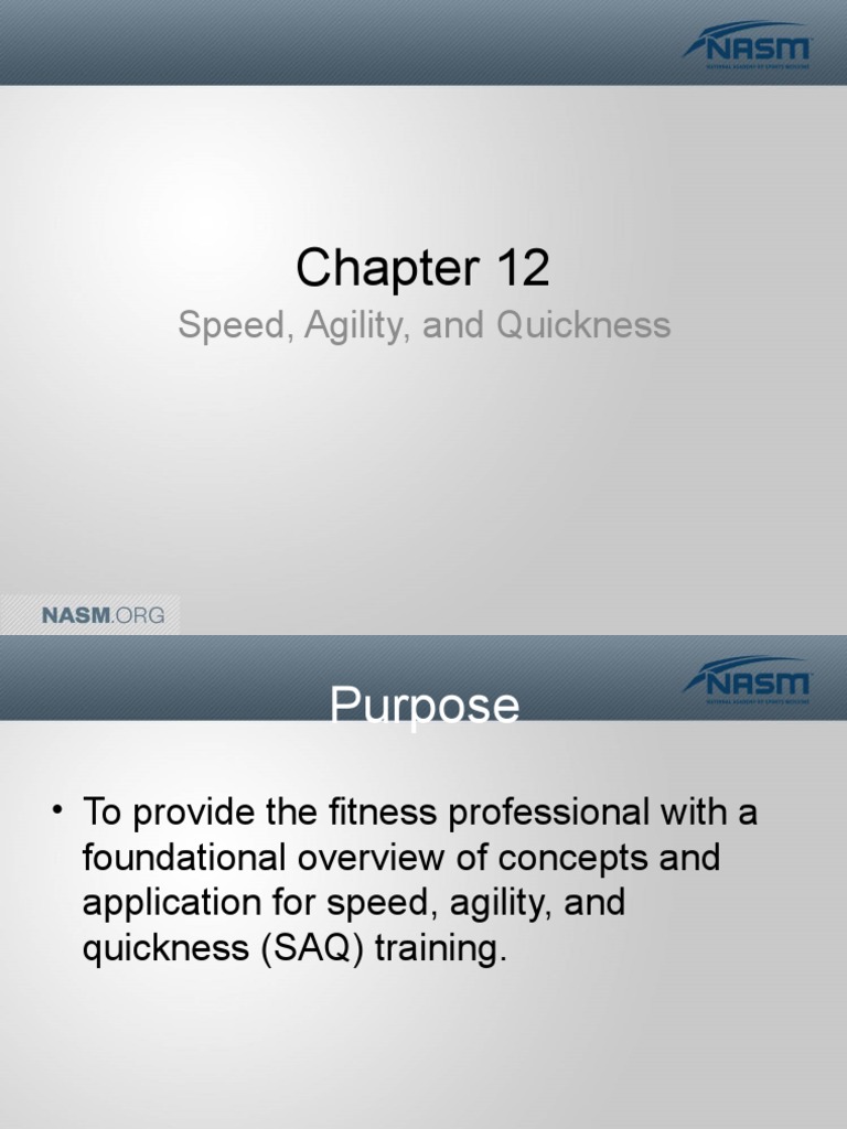 Speed, Agility, and Quickness | PDF | Anatomical Terms Of Motion ...