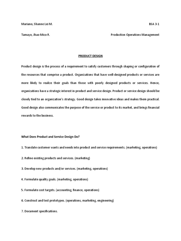 Product Design | PDF | Life Cycle Assessment | Reliability Engineering