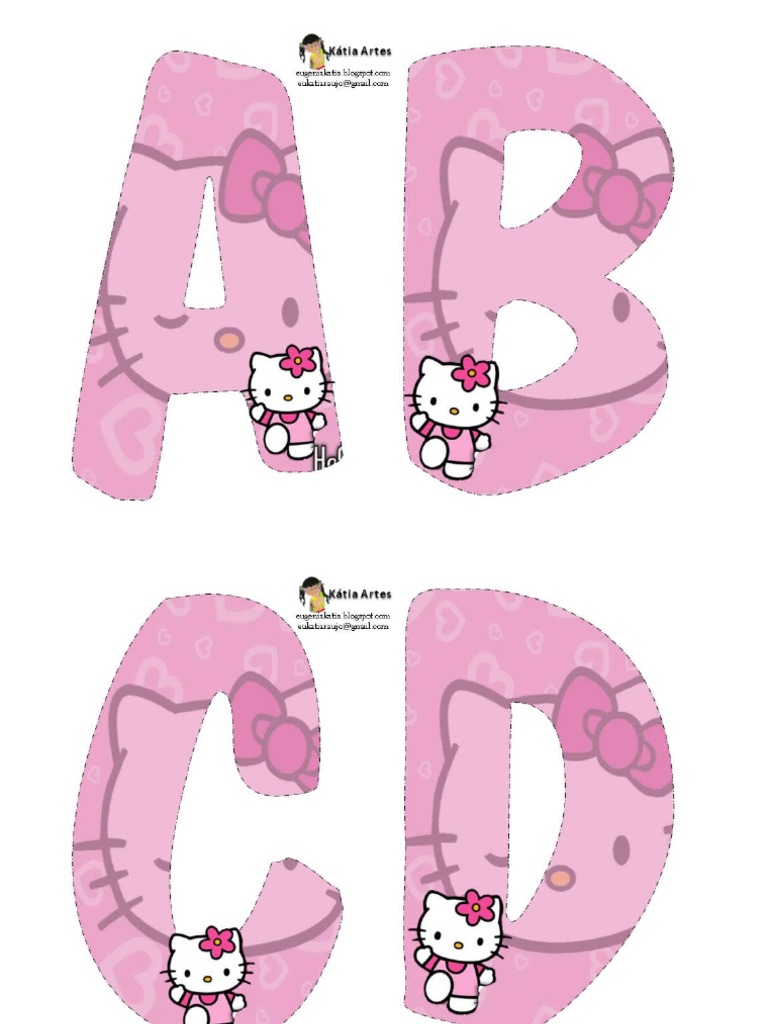 Alfabeto Hello Kitty