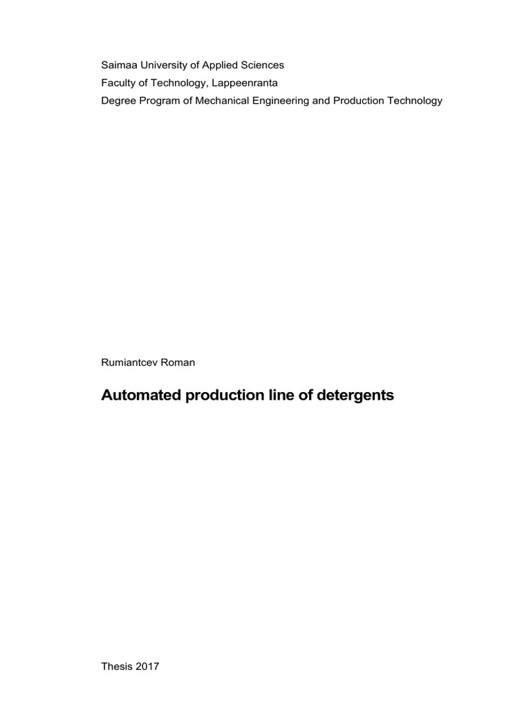 Thesis - Rumiantcev Roman | PDF | Flow Measurement | Programmable Logic Controller