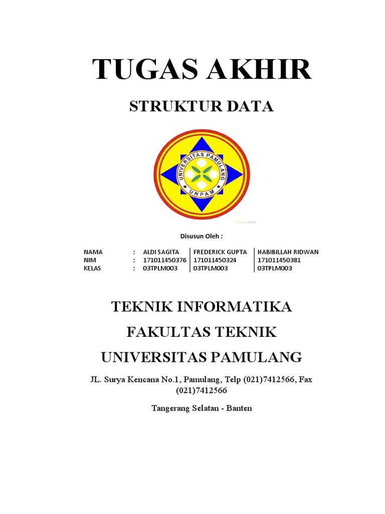 Makalah Struktur Data UAS | PDF