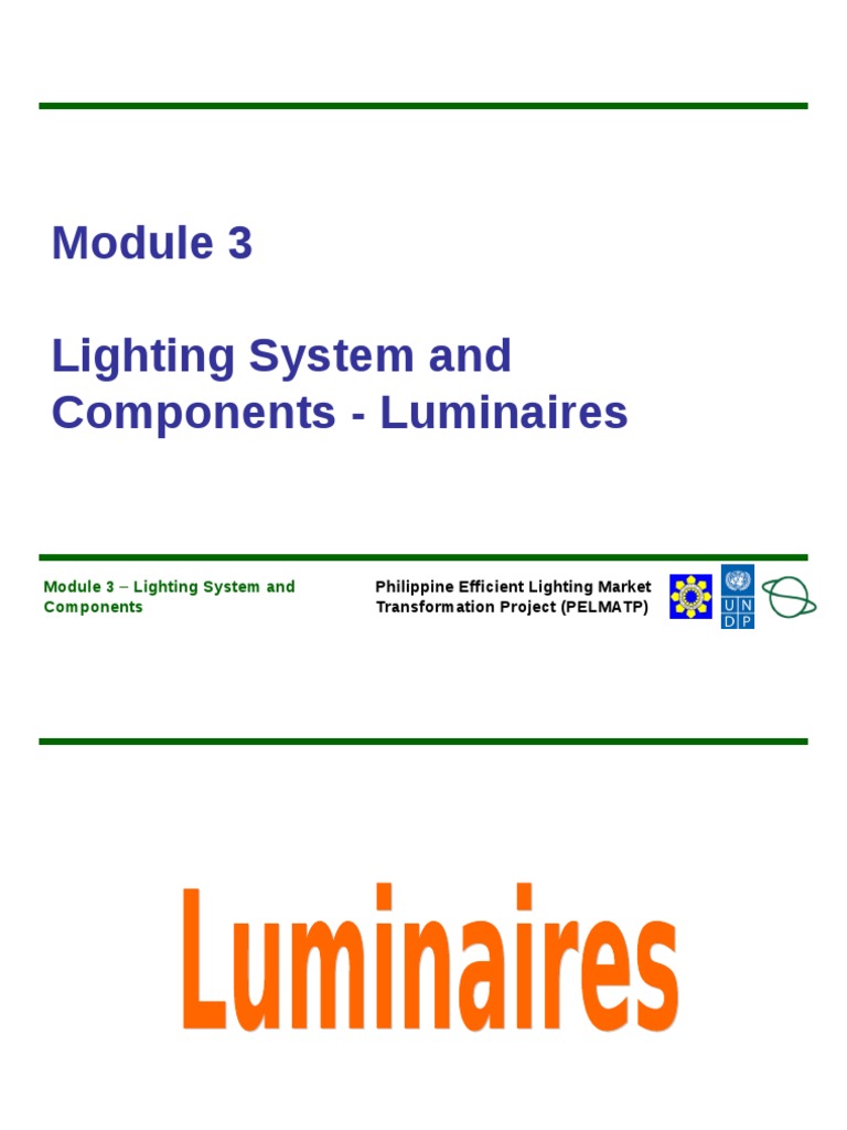 Module 3 - Lighting System and Components | PDF | Compact Fluorescent ...
