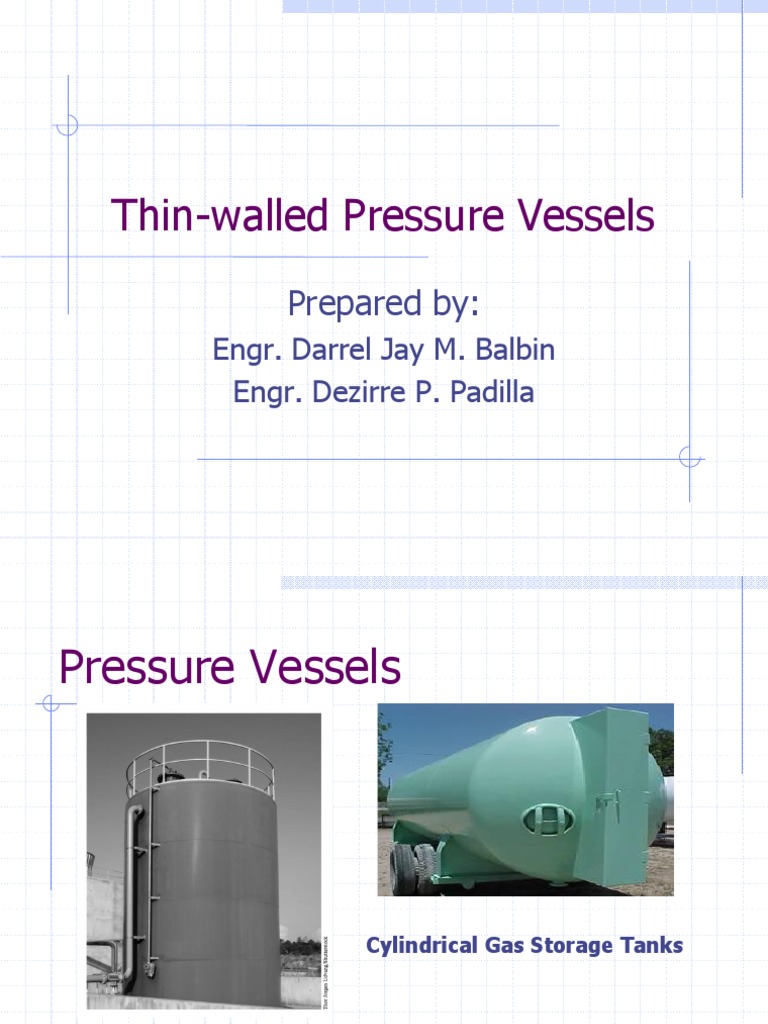 Thin-Walled Pressure Vessels | PDF | Ultimate Tensile Strength ...