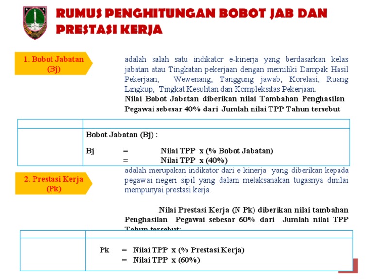 Link Rumus Hitung Bobot Jabatan | PDF